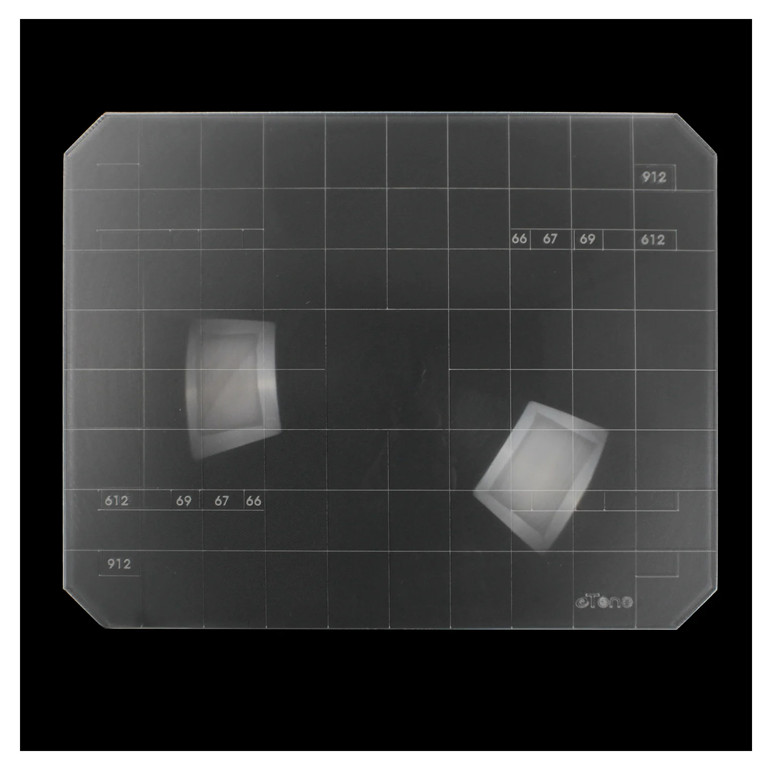 Super Bright 2 in 1 4x5 Ground Glass Fresnel Focusing Screen For Toyo ...