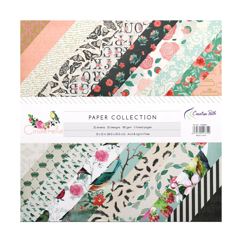 The-Creative-Path-12-Inch-Scrapbooking-Paper-20-Sheets-Craft-Background ...