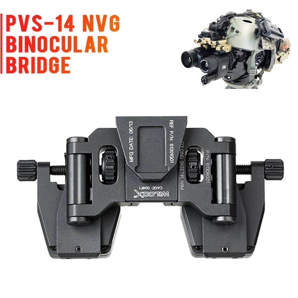 Pvs14 Night Vision Goggles Stent Skip Rhino Binoculars Bridge Nvg Arms ...