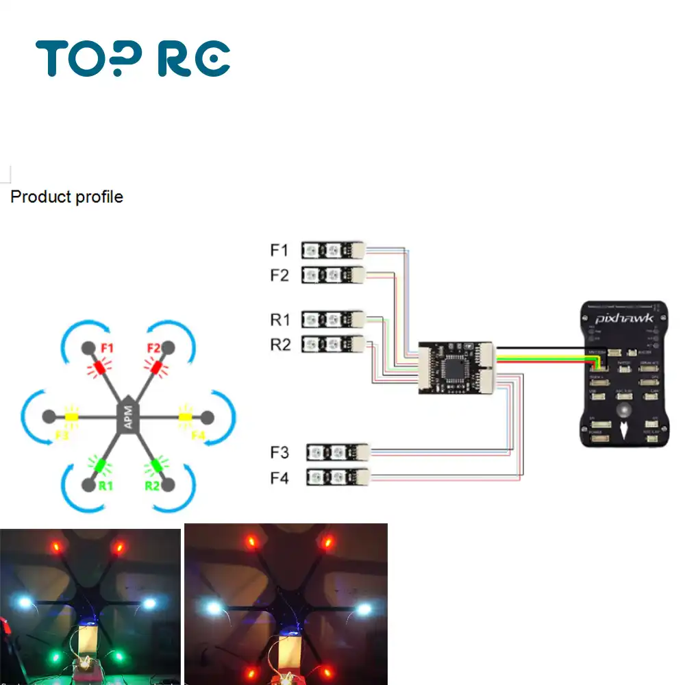 Pixhawk PX4 Autopilot PIX 2.4.8 32 Bit Flight Controller with Safety ...