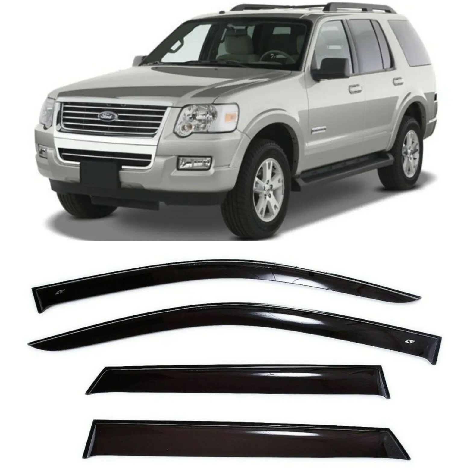 Window-deflectors-overhead-Ford-Explorer-III-IV-2003-2010-Lincoln ...