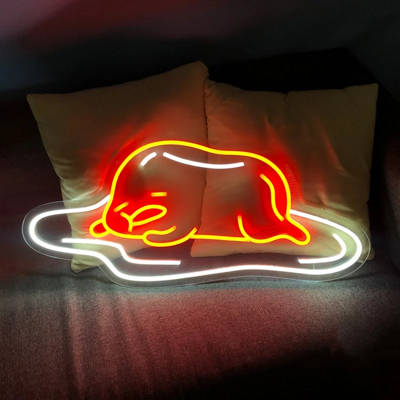 Signs I Love Lazy Days Best Decoration for Your Bedroom Custom Neon ...