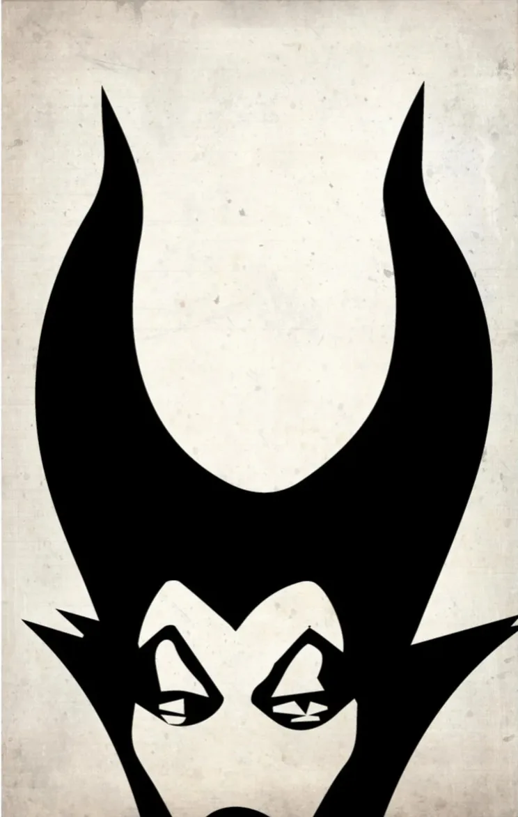 Maleficent Stencil