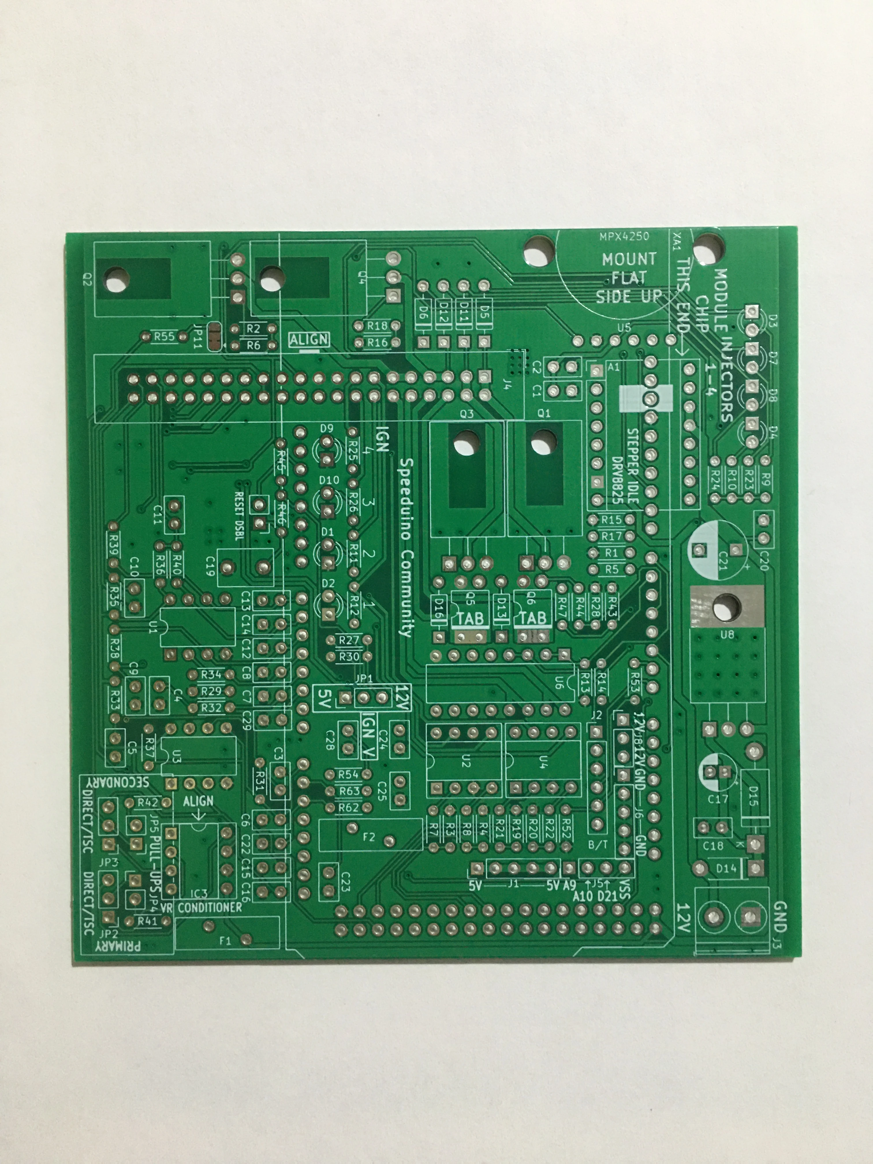 Speeduino V0.4.3d 0.4.3d Pcb Standalone Ecu Speeduino Ecu Speeduino Kit ...