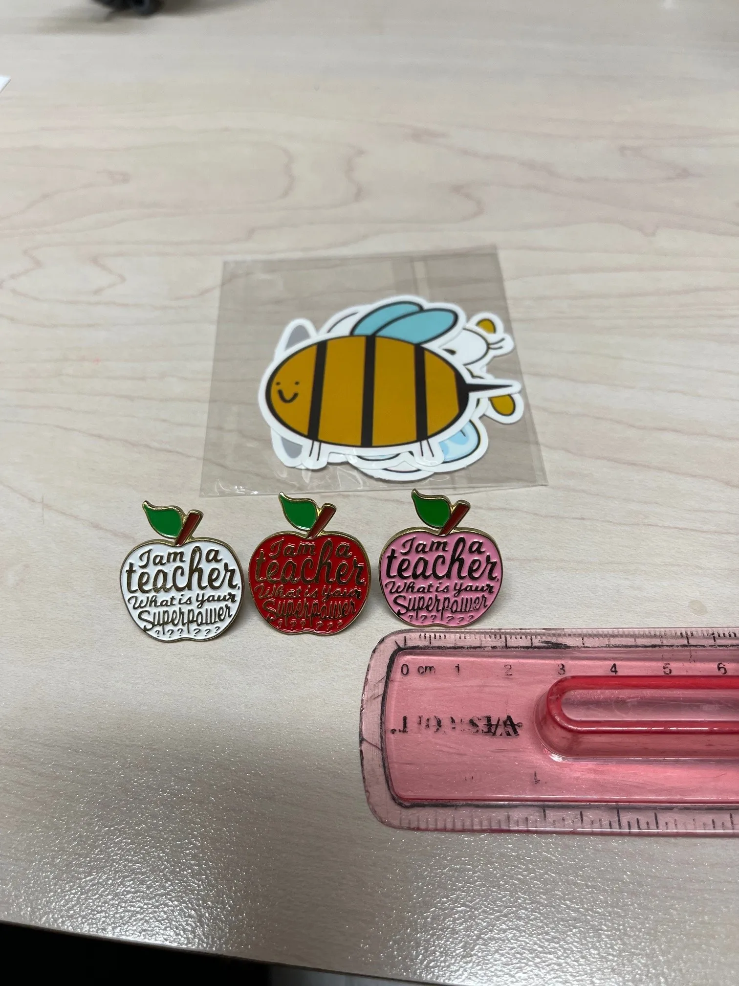 Custom Teacher Enamel Pin | Christian Marketplace, Shop Christian gifts ...