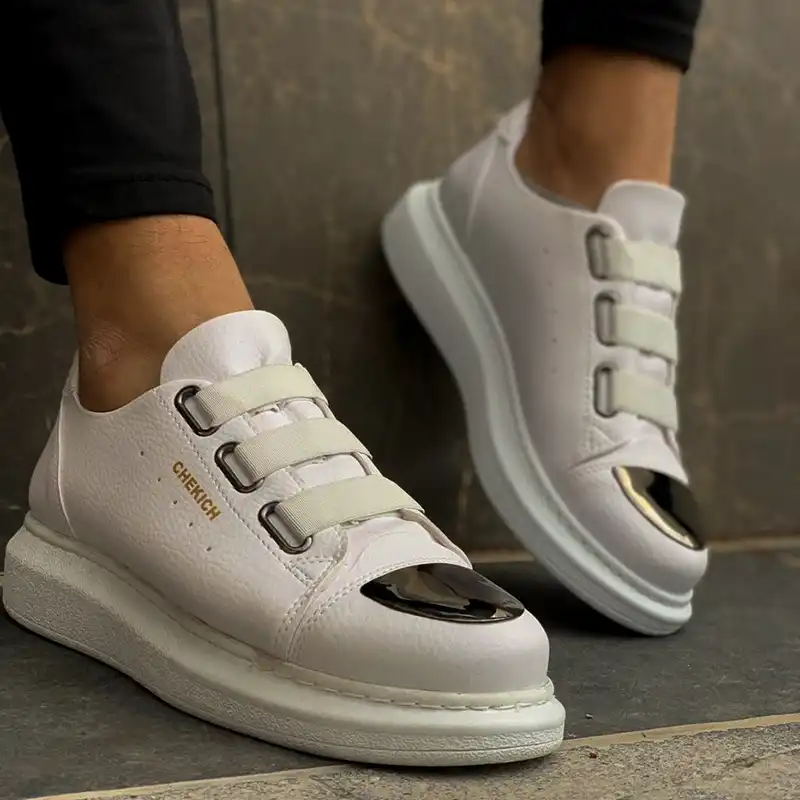 Chekich Sneakers For Men Sneakers Comfortable Flexible Fashion Leather ...