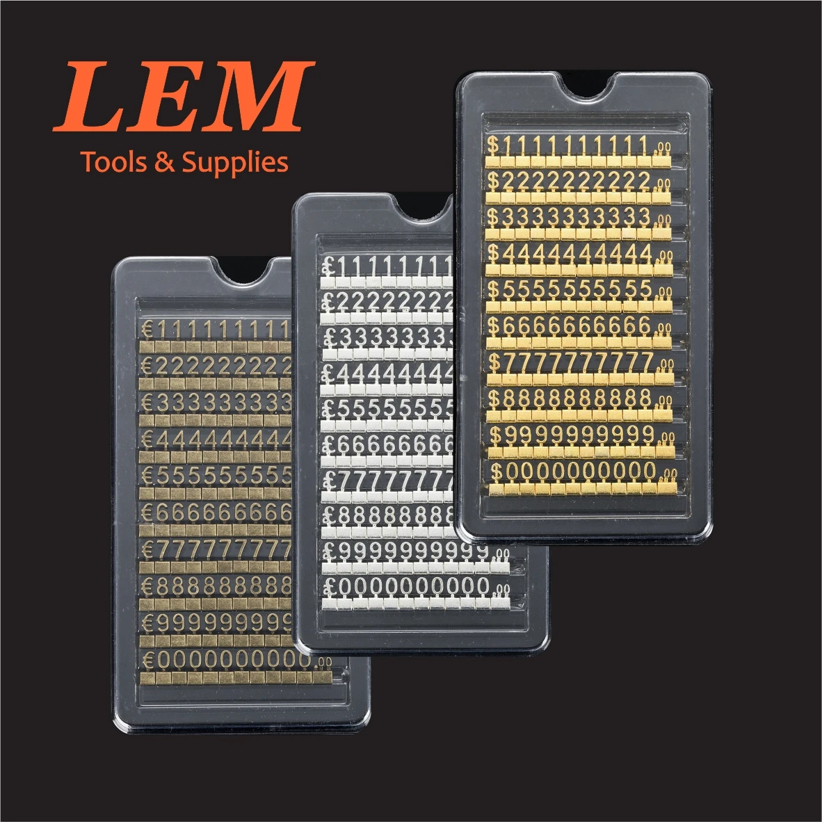 Metal-3D-Combined-Price-Tags-Number-Adjustable-Display-Euro-Pound ...