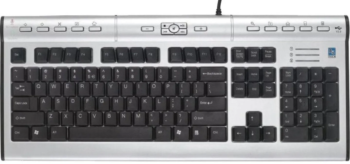 Teclado Com Fio A4tech Kls-7muu - Teclados - AliExpress