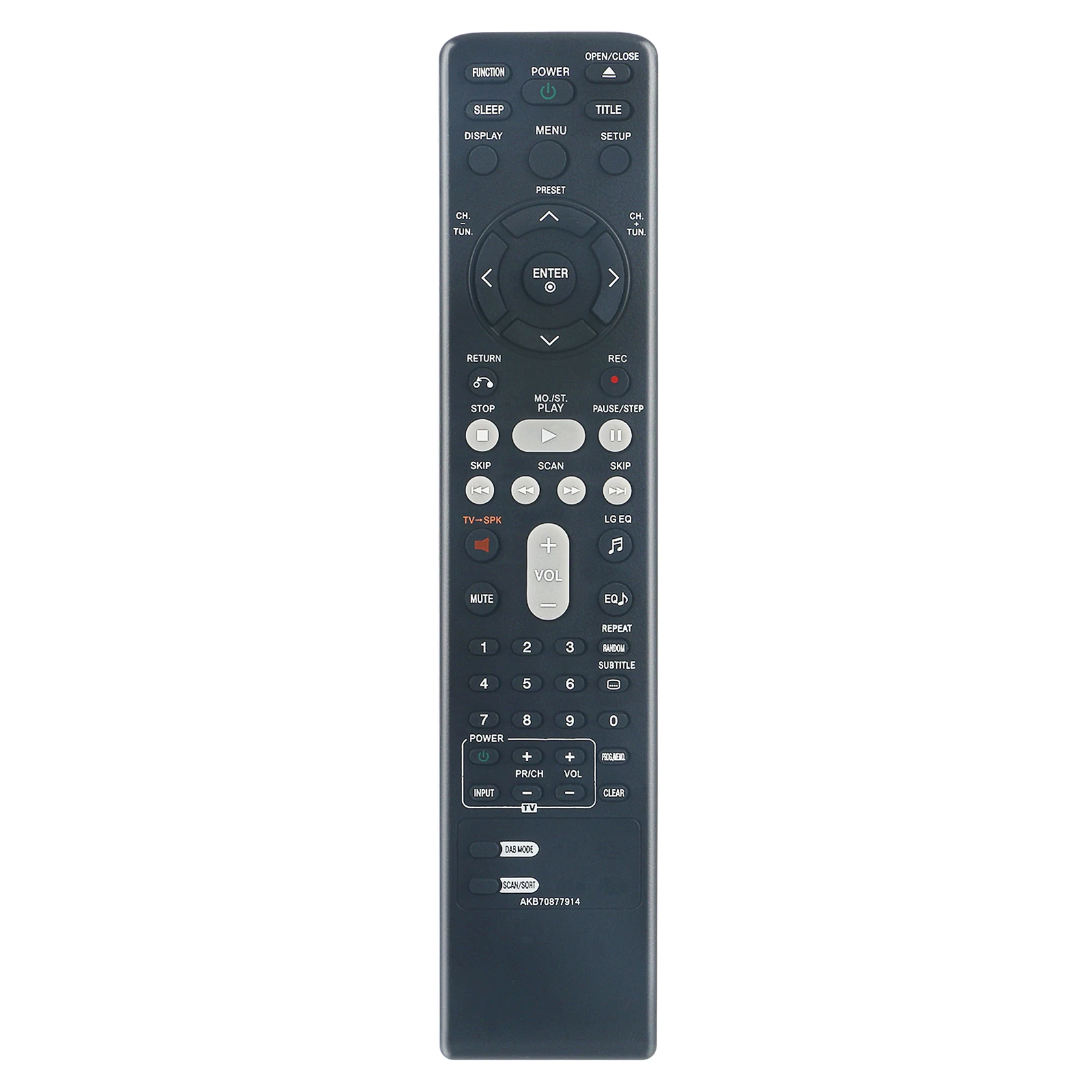 New-AKB70877914-Replaced-Remote-Control-fit-for-LG-DVD-Micro-Hi-Fi ...