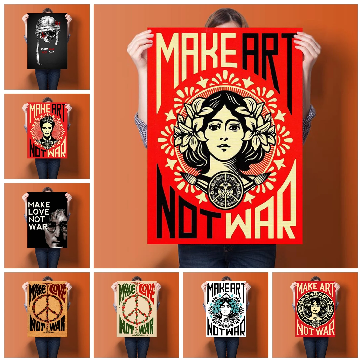 Make Love Not War Poster
