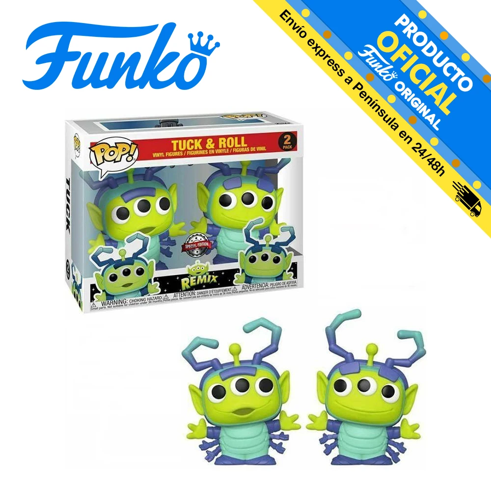FUNKO POP! Alien Remix 2 Pack Tuck y Roll EXCLUSIVO, original, juguetes ...