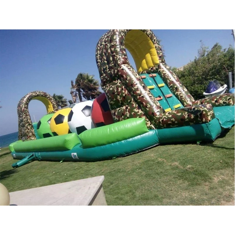 PVC Inflatable Slide Inflatable Obstacle Course Outdoor Sports Game ...