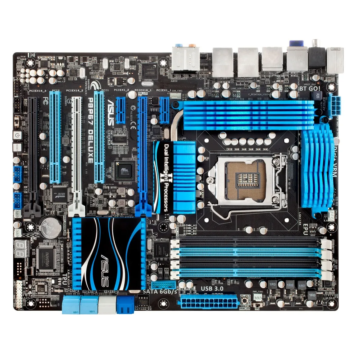ASUS P8P67 Deluxe Motherboard LGA 1155 DDR3 32GB Intel P67 USB 3,0 32GB ...