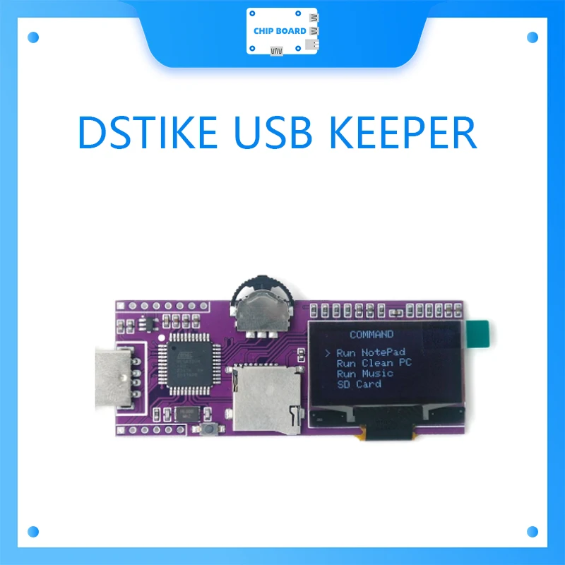 DSTIKE USB KEEPER Arduino Leonardo Atmega32u4 1.3OLED USB A SD ...