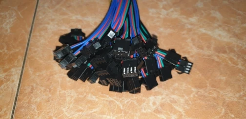 5pair~100pairs 3pin 4pin 5pin 6pin JST LED Connectors,Male And Feminine Connector for 3528 5050 ...