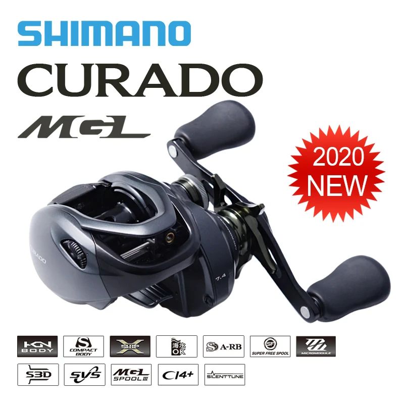 SHIMANO-CURADO-MGL-Baitcasting-Fishing-Reels-6-2-7-4-8-1-Gear-Ratio ...