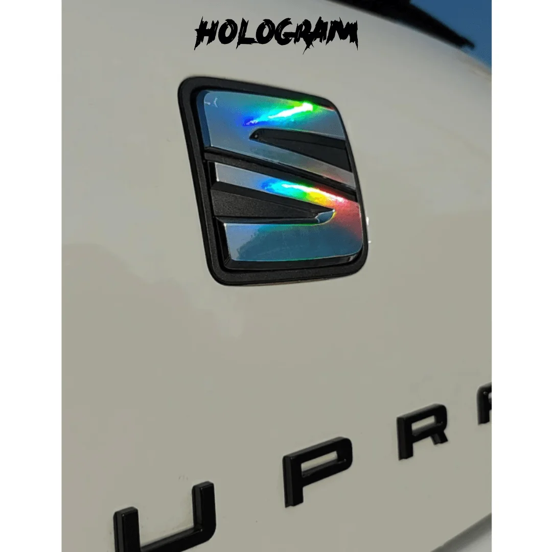 Logo Sticker for Seat Leon MK3 5F Hologram Badge Sticker Set Carbon ...