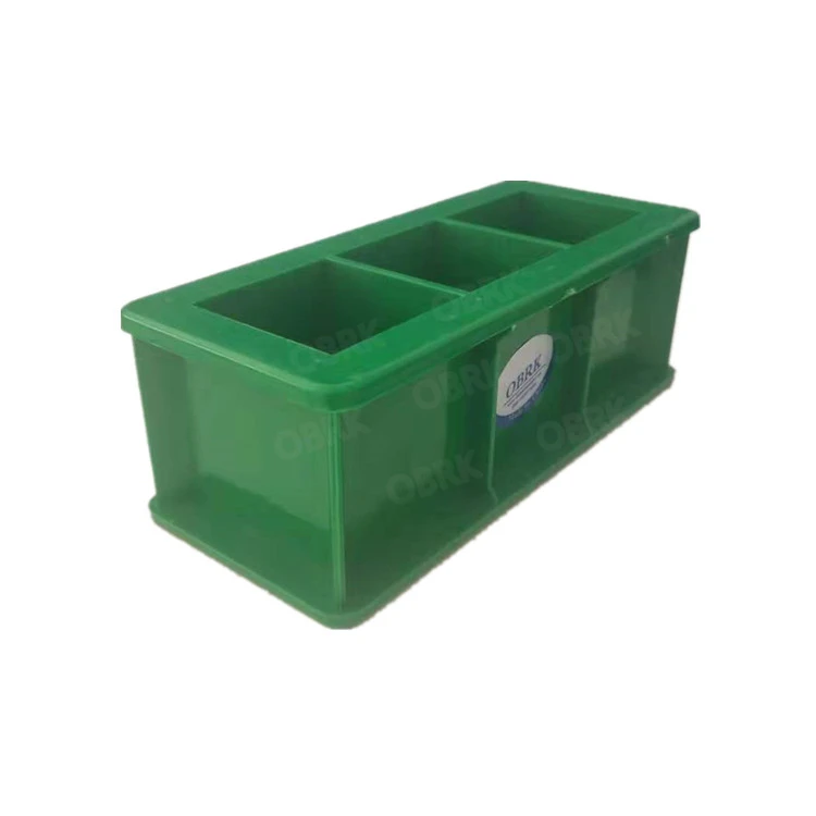 ABS Plastic 50*50*50mm Plastic Concrete Cube Test Mould Brick Concrete ...