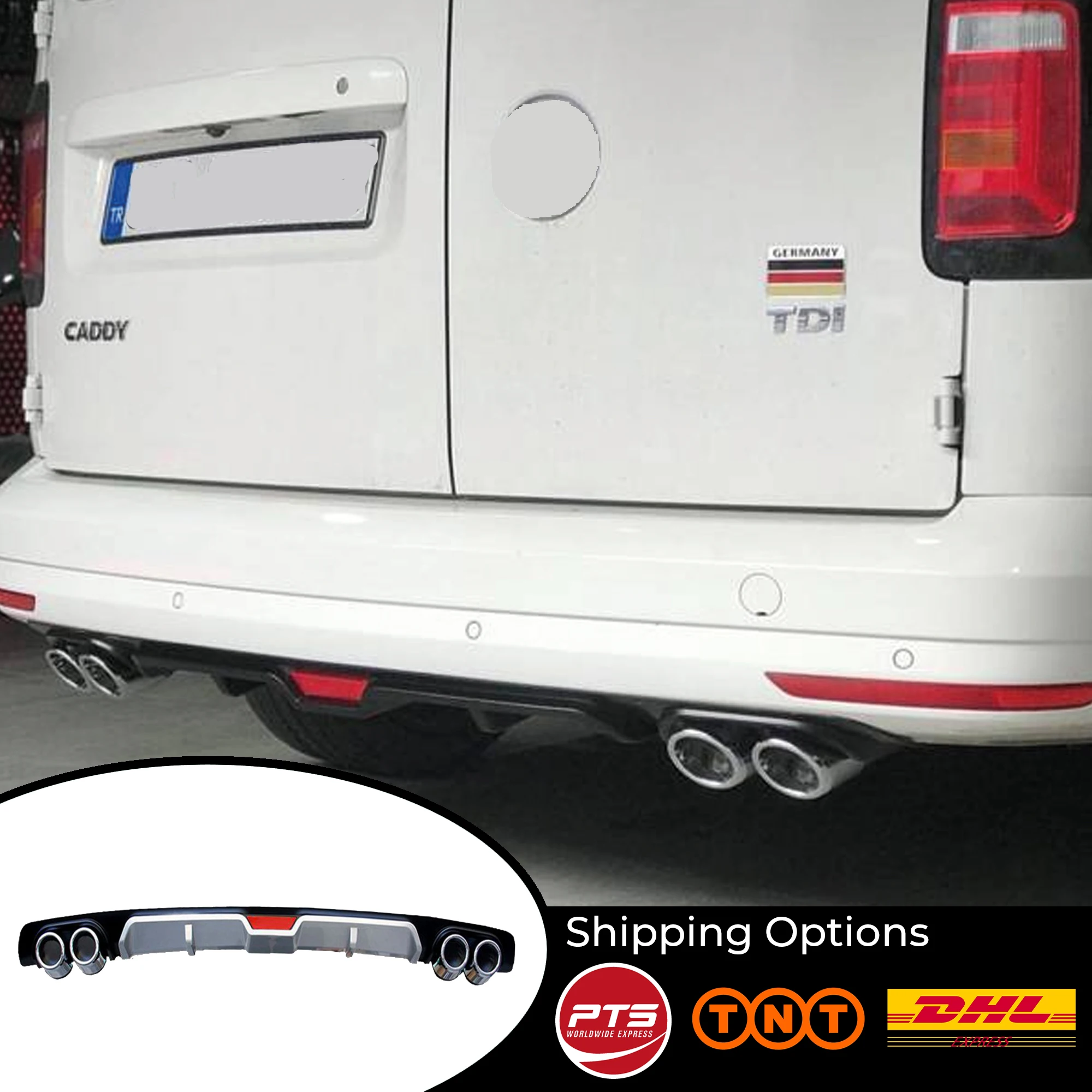 Rear-Diffuser-for-VW-Caddy-Car-Styling-Diff-ser-Rear-Body-Kit-Spoiler ...