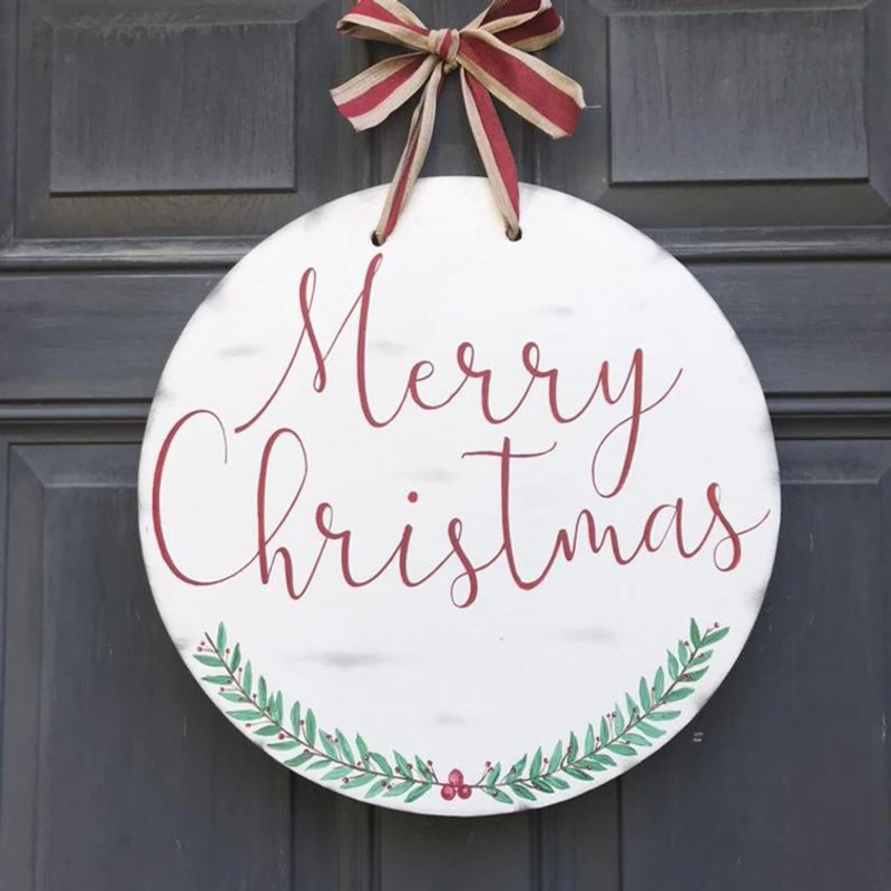 Custom Xmas Wooden Sign Wall Hangings Wall Décor etna.com.pe