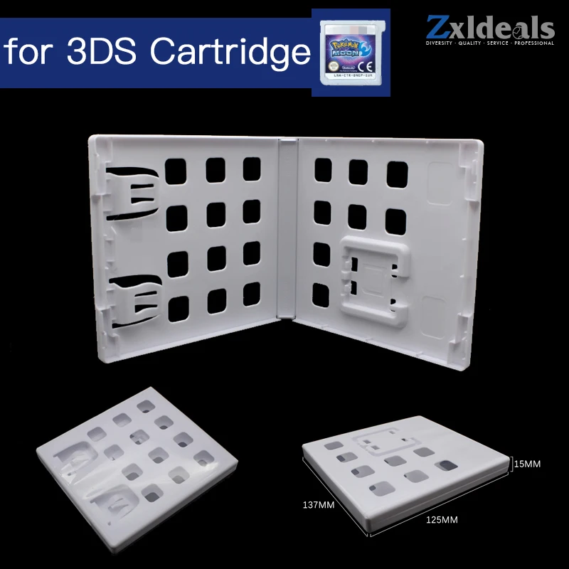 3ds White Replacement Game Boxes | 3ds Cartridge Replacement Case ...