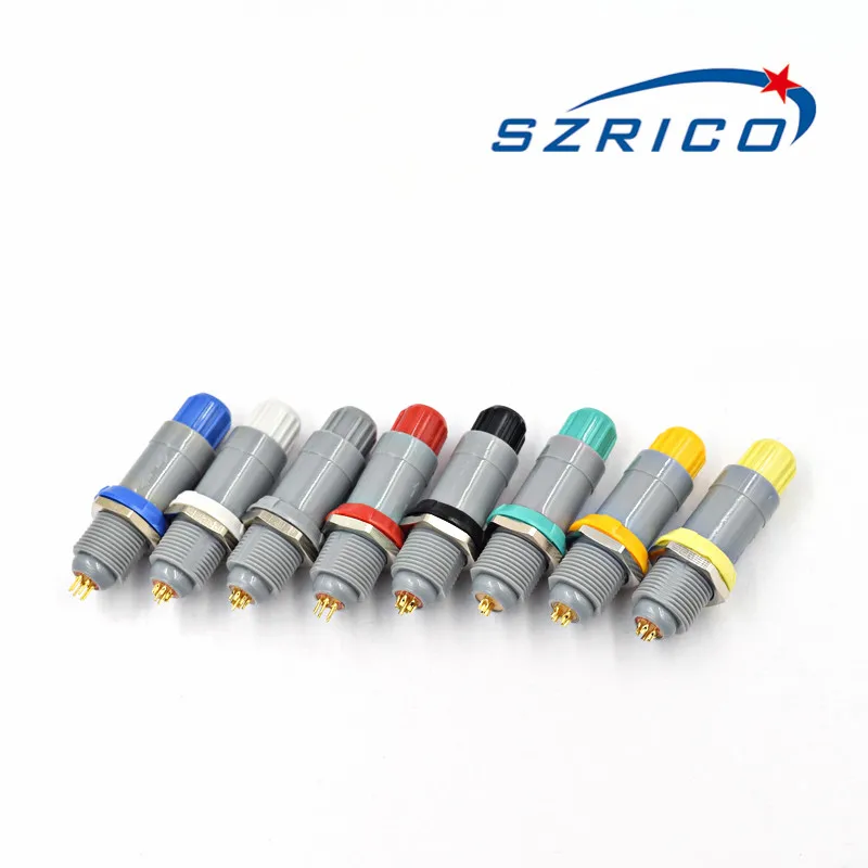 Rico-1P-PKG-9PIN-PLASTIC-PANEL-MOUNT-SOCKET-PUSH-PULL-SELFLOCKING ...