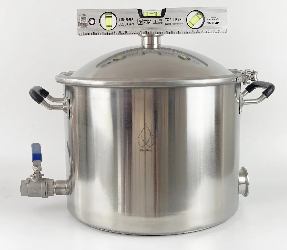 New 2021 , 55L Pot, Boiler, Tank, Fermenter with bell lid Distillation ...