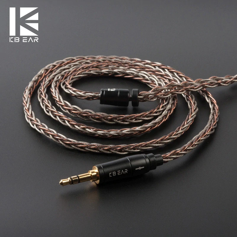 Kbear Rhyme 8core Upocc Hybrid Copper-silver Earphone Cable 2pin/mmcx ...