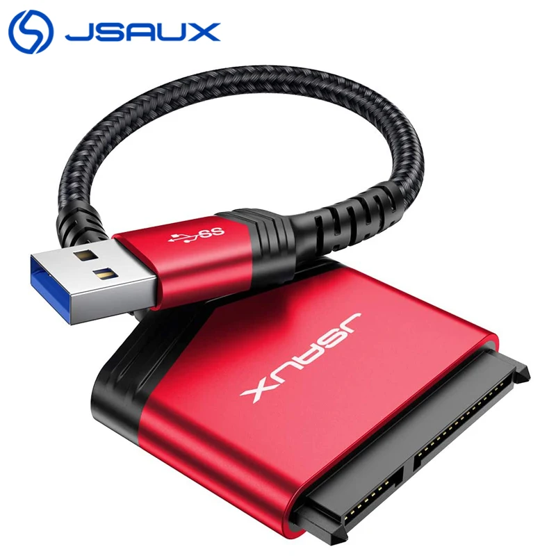 JSAUX Sata to Usb Adapter USB 3.0 2.5” SATA III Hard Drive Adapter ...