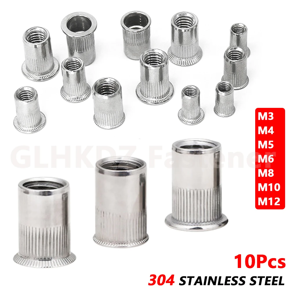 Stainless Steel Threaded Rivets | Stainless Steel Rivet Nuts | M10 ...