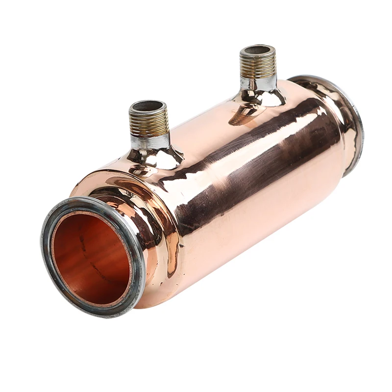 Copper Tri-clamp 1.5" (38mm) Od50.5 Dephlegmator/ Condenser/ Reflux ...