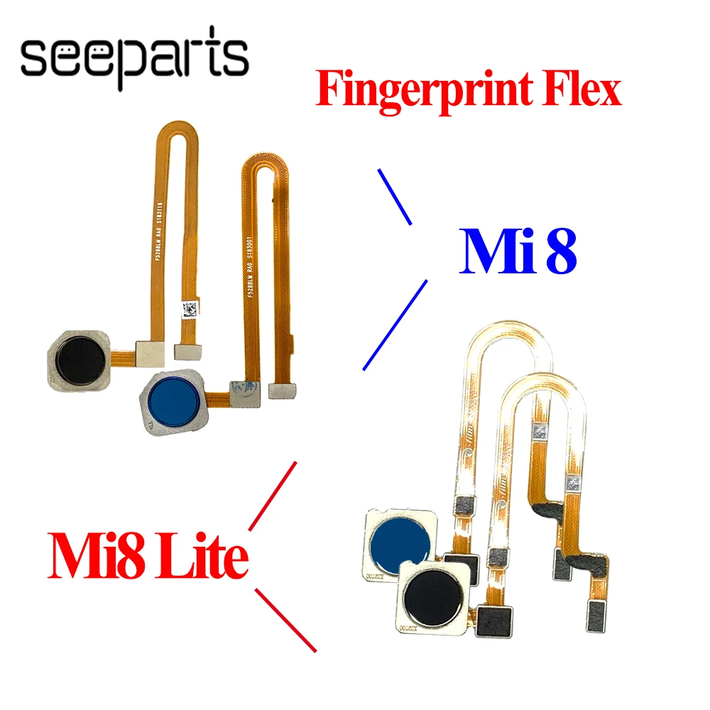 Touch-ID-Fingerprint-Sensor-Home-Menu-Button-Flex-Cable-For-Xiaomi-Mi-8 ...