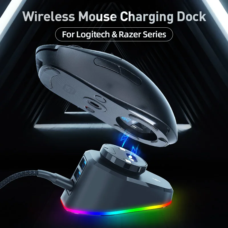For Logitech G Pro X Superlight G502 Lightspeed Wireless Mouse Charging ...