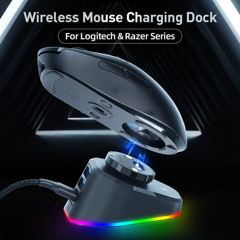 For Logitech G Pro X Superlight G502 lightspeed Wireless Mouse Charging ...