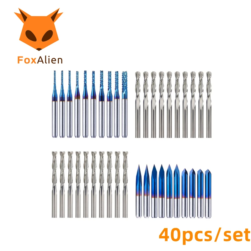 FoxAlien-3-17mm-Shank-CNC-Router-Bits-Essential-Kit-for-All-Purpose ...