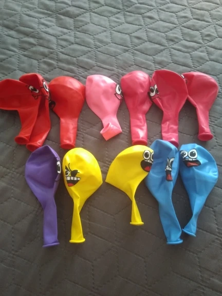 Balloons With Face Cute Designs (10Pcs) - Life Changing Products