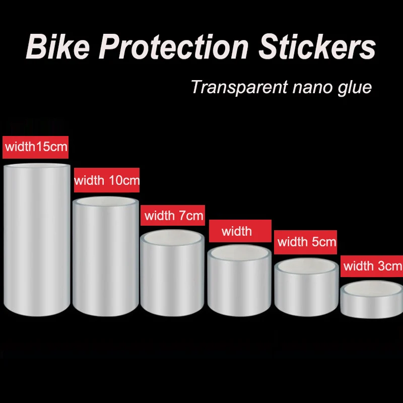 Transparent Bicycle Stickers Tape 3M 5M 10M Bike Frame Protector ...