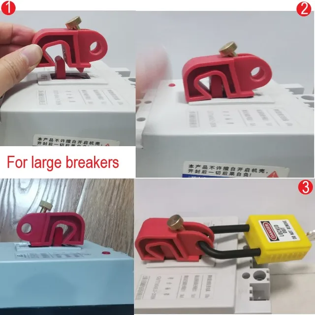 1 Darabos Mcb Lockout Mccb Breaker Lockdog Szerszám Ingyenes Zárolásos ...