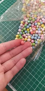 2-4 мм/5-10 мм многоцветные пенопластовые шарики мини-бусины Полистирол ...