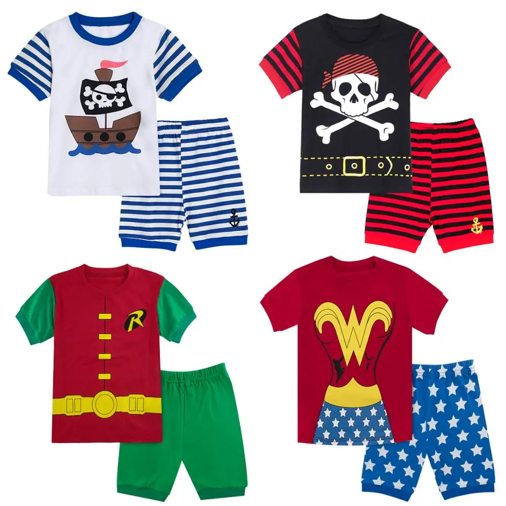 Halloween Kids Pajamas Children Pirate Cosplay Pyjamas Costume Child ...