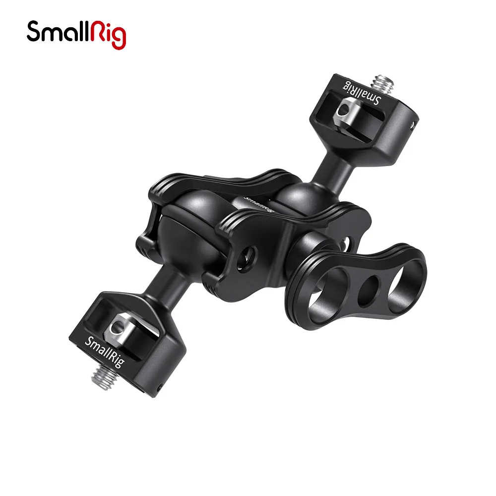 SMALLRIG Articulating Magic Arm with Double Ballheads 1/4" Screw ...