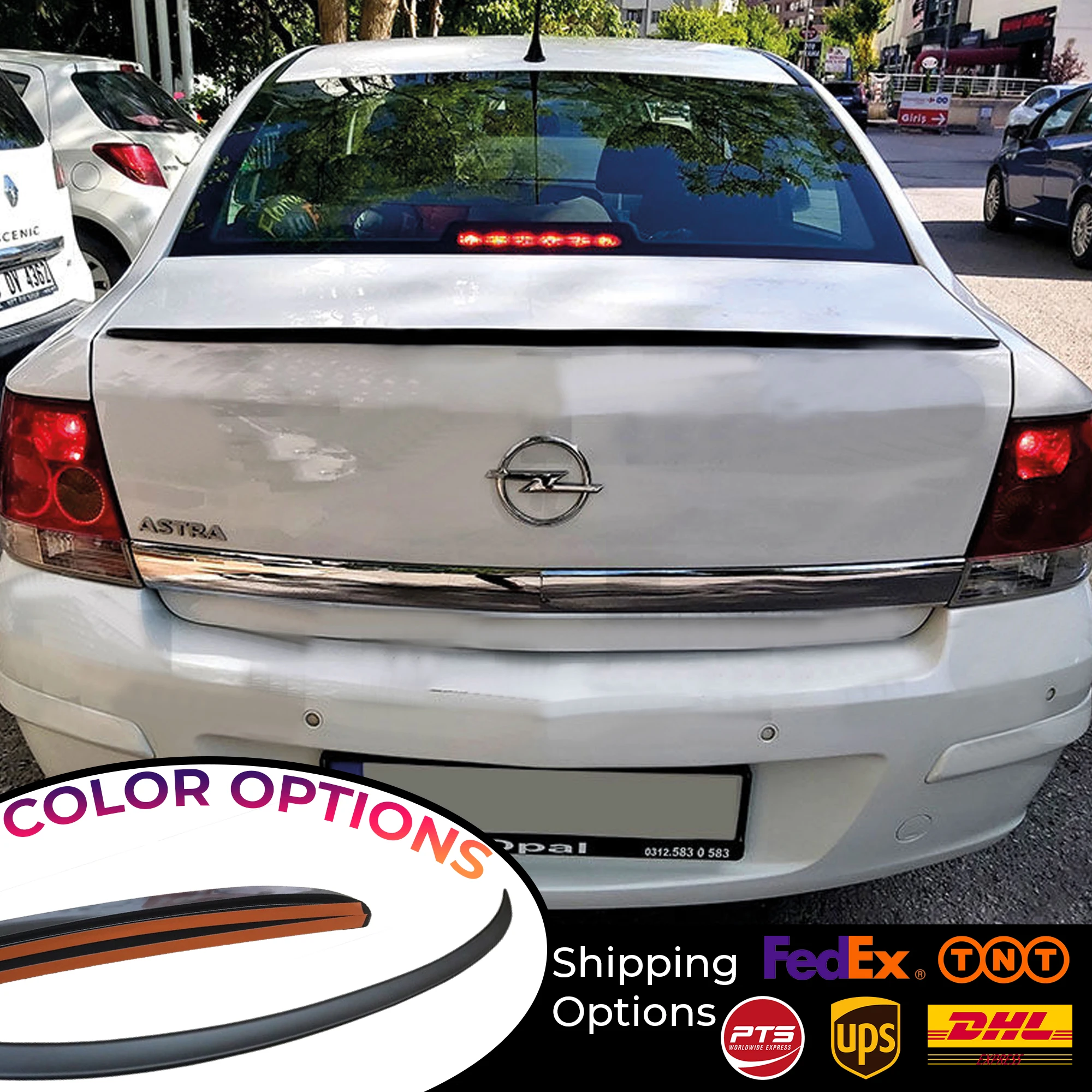 Rear-Spoiler-For-Opel-Astra-H-Sedan-SD-2005-2006-2007-2008-2009-2010 ...