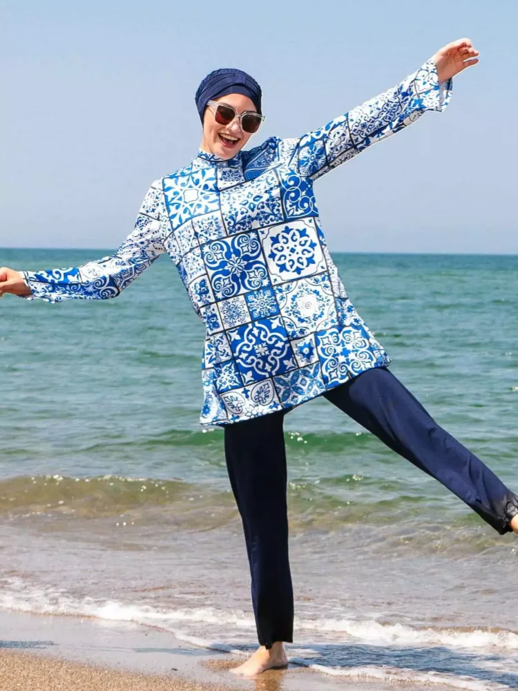 Burkini Muslim swimwear women Islamic Burkinis Wear Bath Fully Covered ...