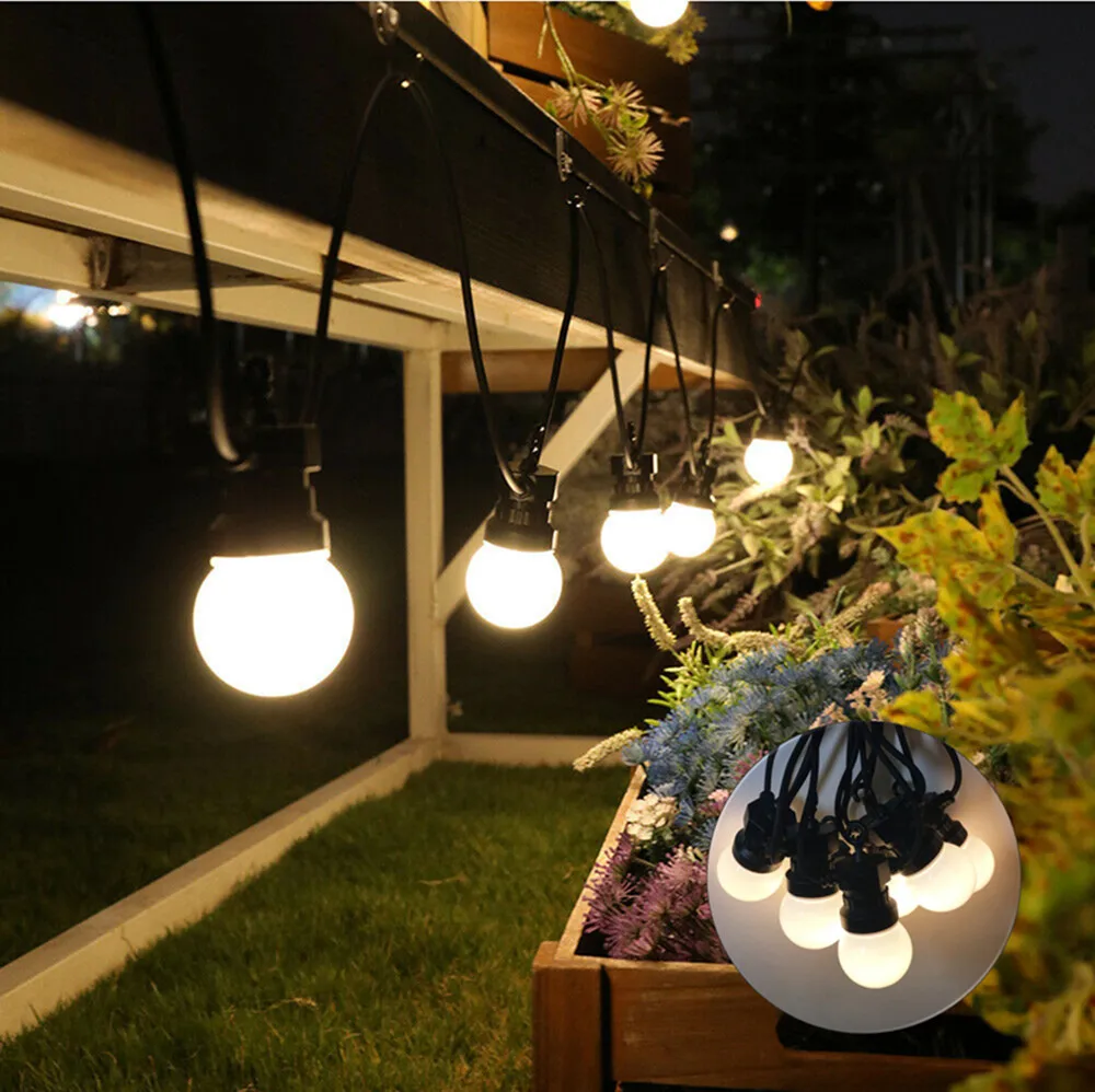 8M-13M-G50-LED-milky-white-ball-light-warm-garland-string-light ...