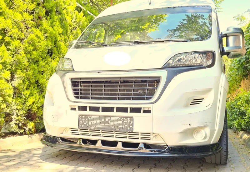 Max-Design-Front-Bumper-Splitter-Lip-For-Peugeot-Boxer-3-FL-2014-car ...