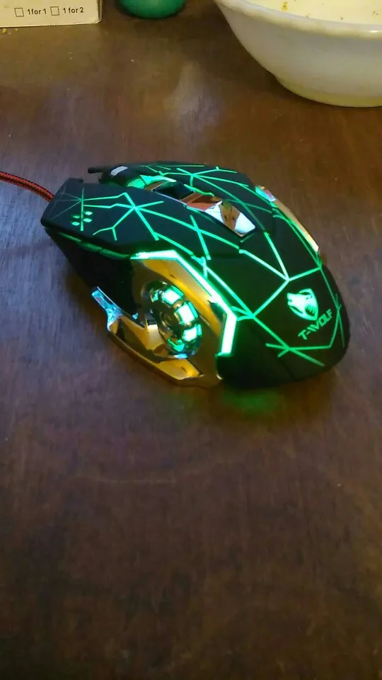 LED Wired Optical Silent Gaming Mouse | Gamer Fuss