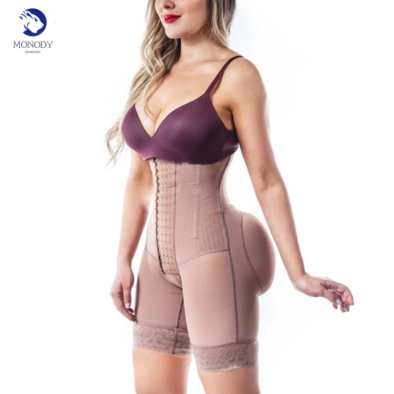 Colombian Girdles Full Body Shapewear Plus Size Bodysuit Sexy Lingerie Belts for Women High ...