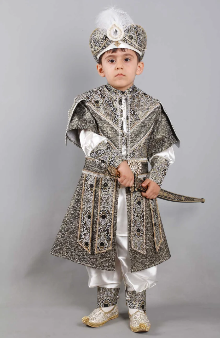 Toys & Games Kids' Costumes Toys Silver Baby Ertugrul Costume Circumcision Outfit Baby Kids ...