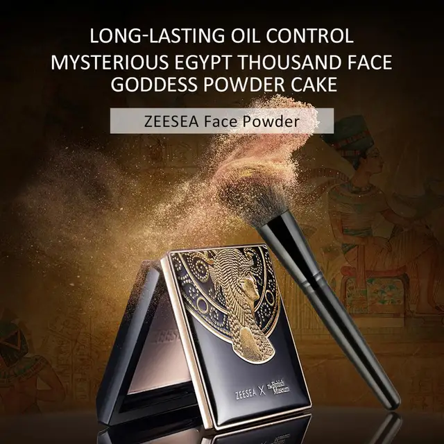 ZEESEA Eygpt Collection 3 Colors Makeup Face Powder Oil Control Long ...