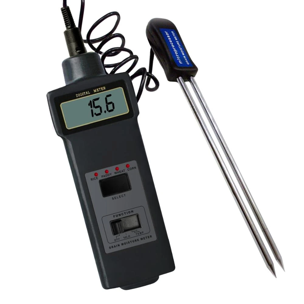 Handheld Digital Grain Temperature 8 ~ 20% Moisture Meter Tester Rice ...